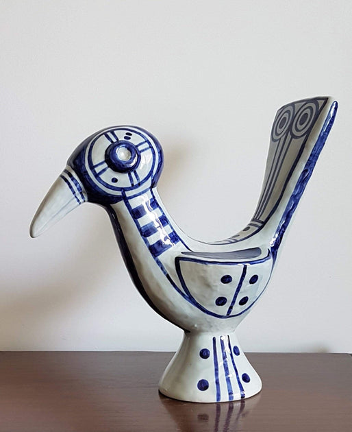 Collectors: 1961- 62 Danish Soholm, Rare Blue and White 'Fabulous Bird ...